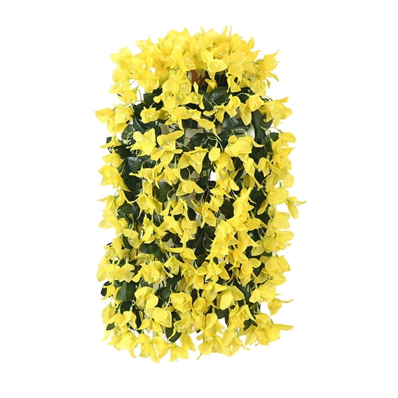 CHENjy UV Resistant Artificial Bougainvillea Wall Hanging Long Vines ...