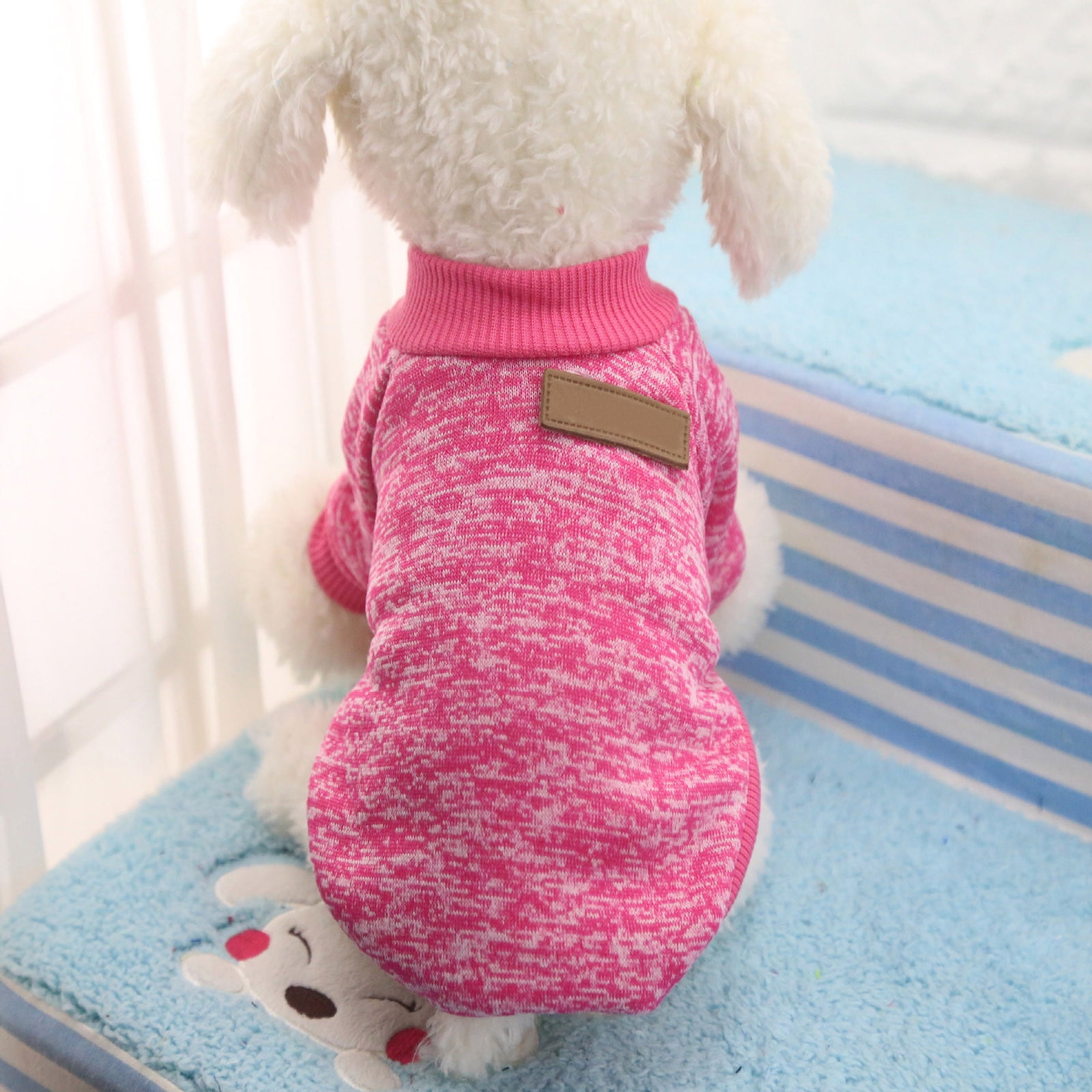 CHENjy Warm Dog Sweater, Pet Dog Knitwear, Cute Winter Dog Pajamas for ...