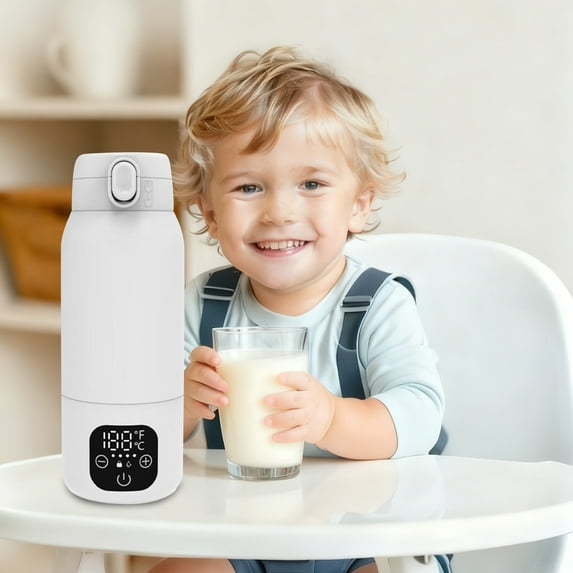 CHENjy Wireless Baby Bottle Warmer for Travel, Portable Fast Formula ...