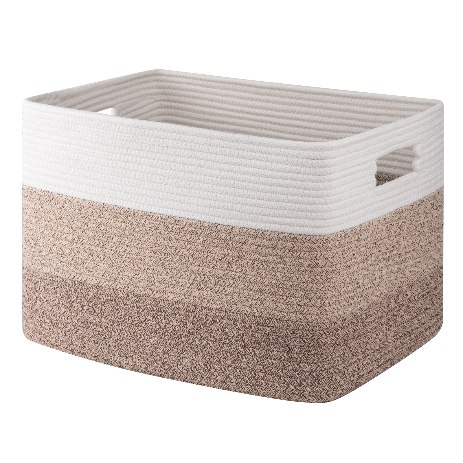 BrowQuartz Hand-woven Rattan Basket Tea Snack Container Rectangular ...