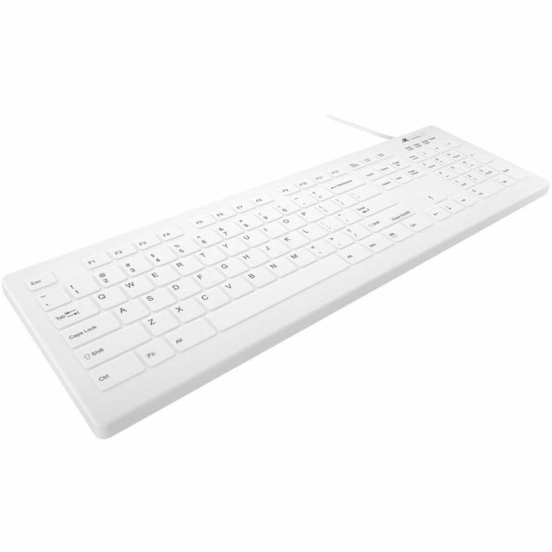 Cherry AK-C8112 105-Key Wired USB Medical Keyboard White - Walmart.com