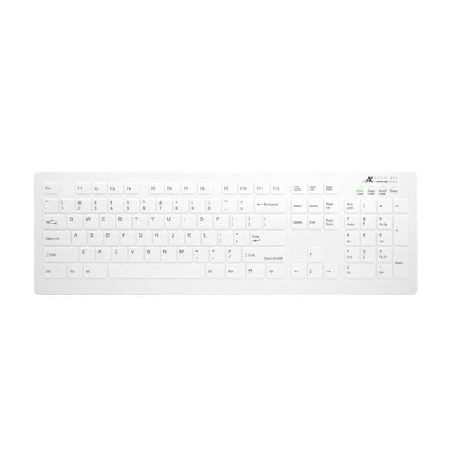 CHERRY AK-C8112 Medical Keyboard Wireless, Disinfectable, Full Sized ...