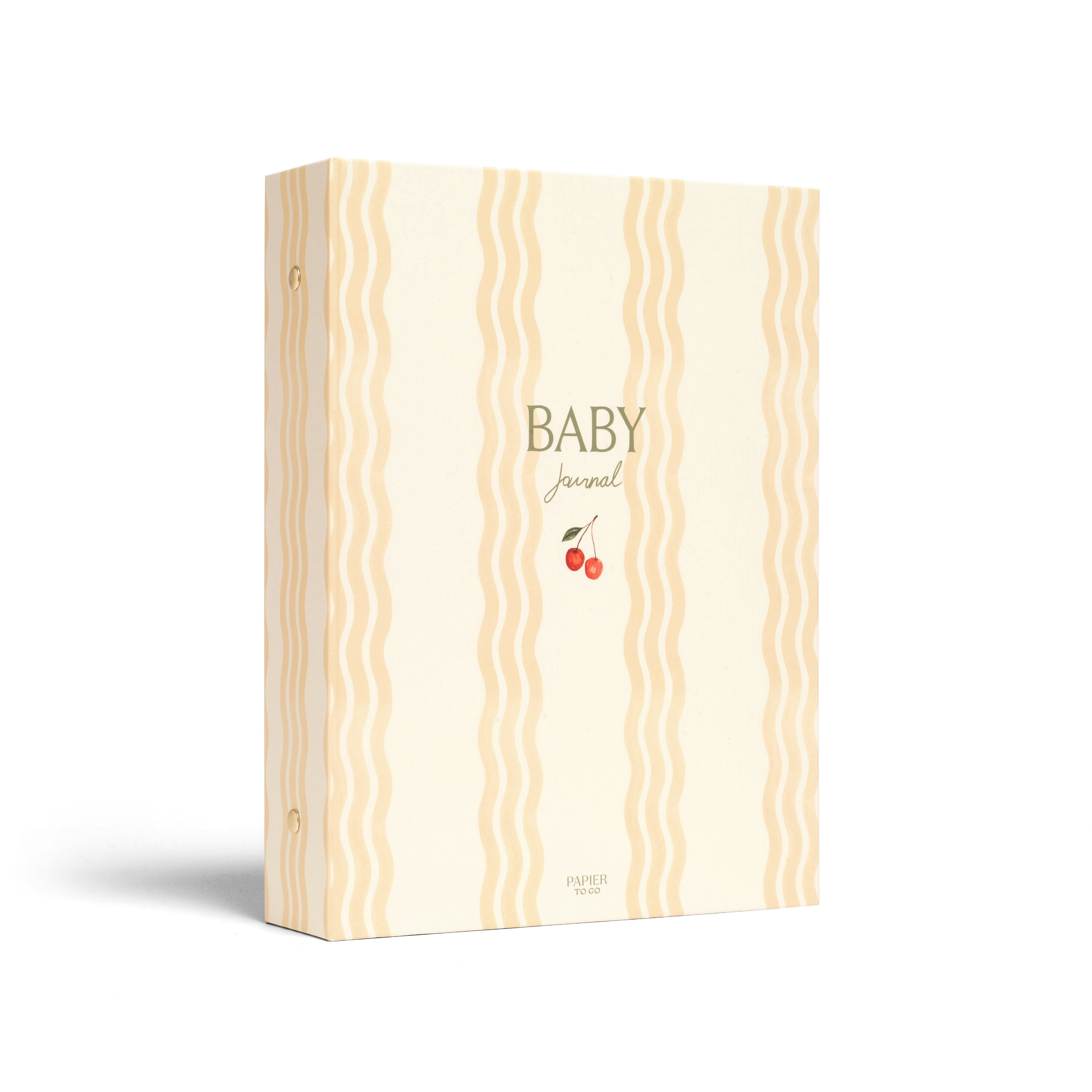 PAPIER TO GO Guided Baby Journal, Hardcover Binder Folio, 7.1 x 10 ...