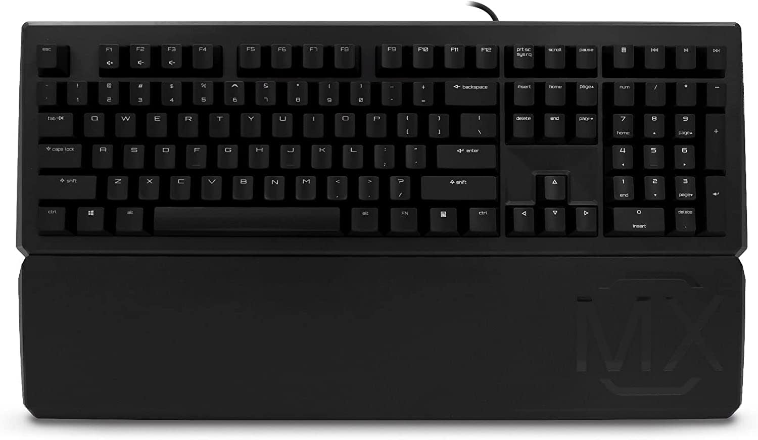 CHERRY Full-Size Keyboard MX Red Switches Black G803815LWAUS2 - Walmart ...