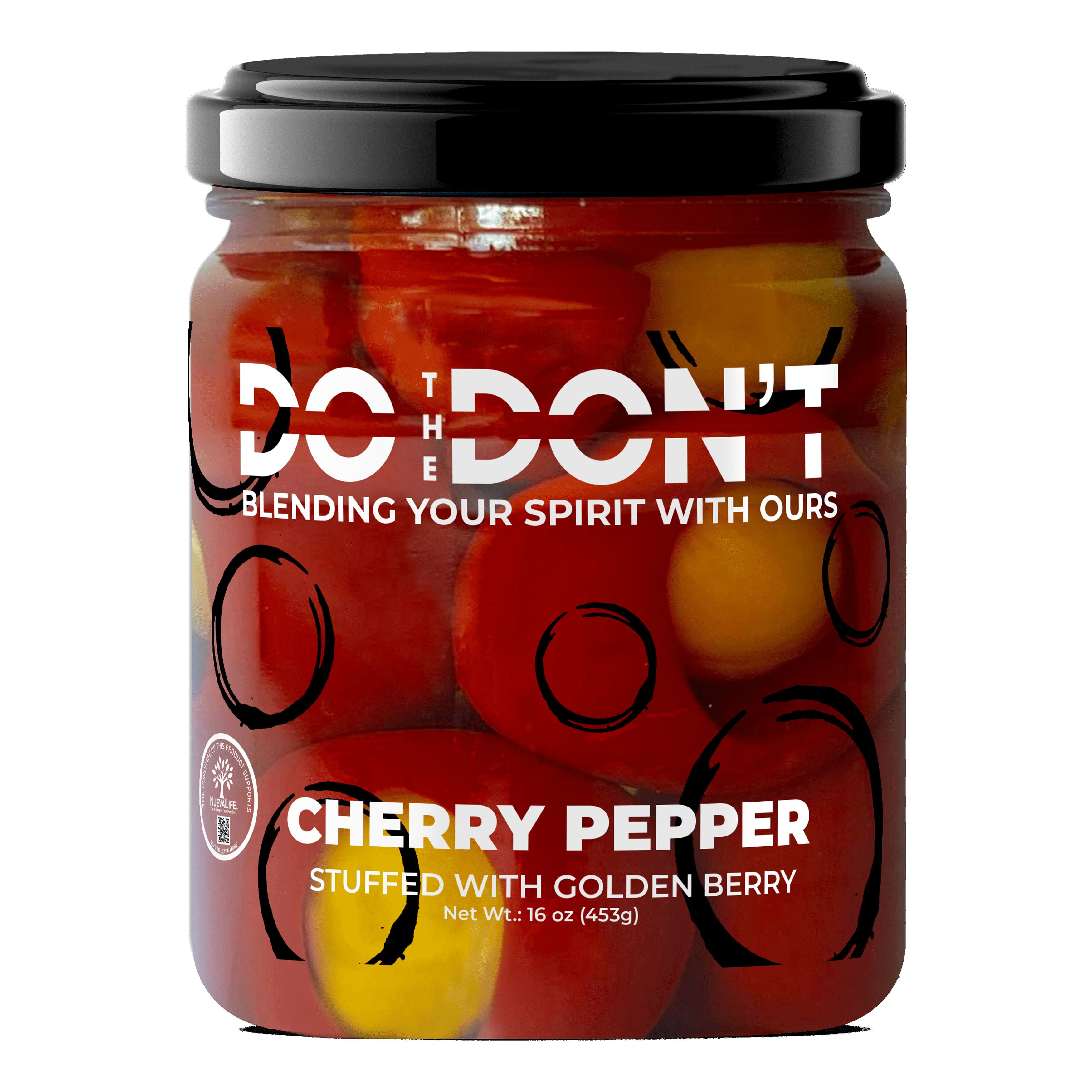 CHERRY PEPPER STUFFED WITH GOLDEN BERRY 12 units x 16oz - Walmart.com