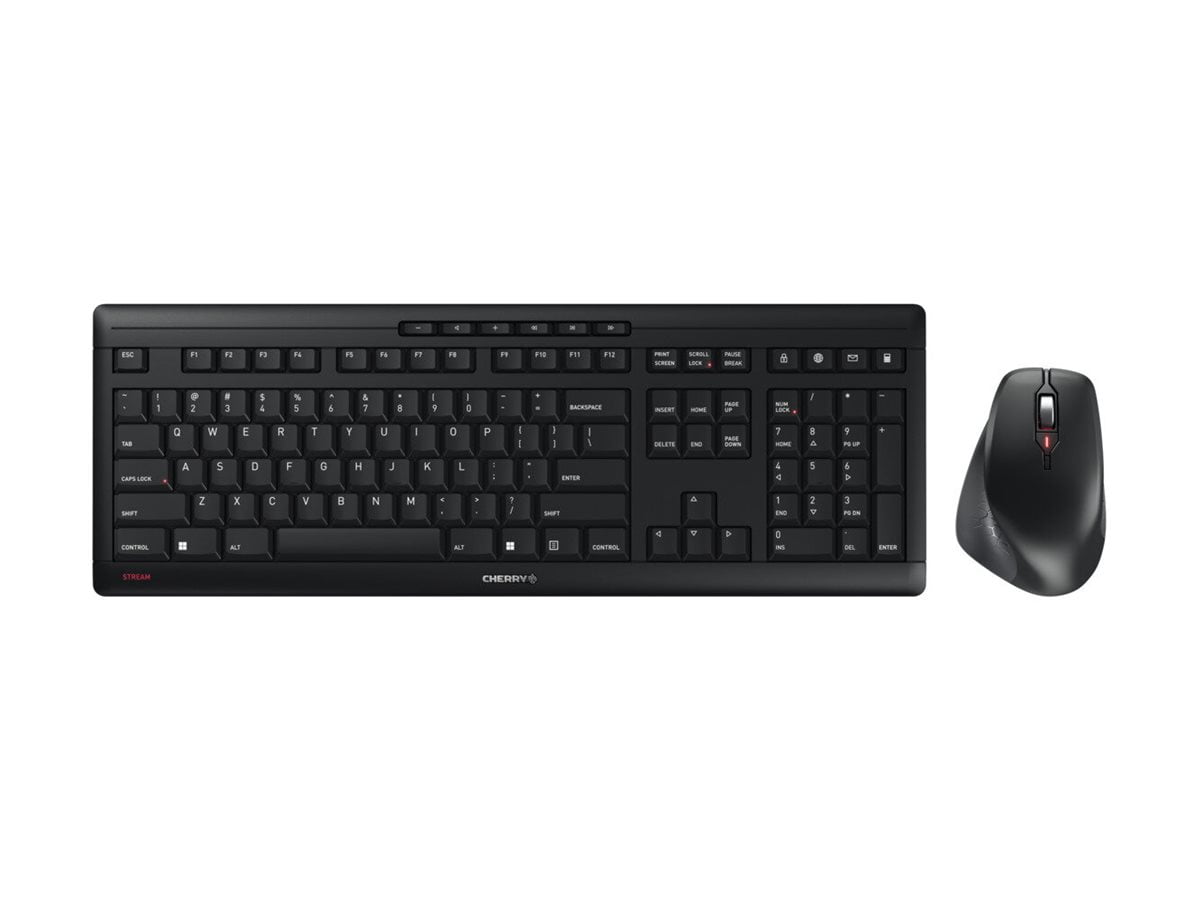 CHERRY STREAM DESKTOP COMFORT Wireless Desktop Set, AES0128 Encrypted ...