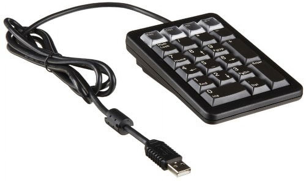 CHERRY Ultraslim Programmable Keypad, Black - 26 Keys - G84-4700LUCUS-2 ...