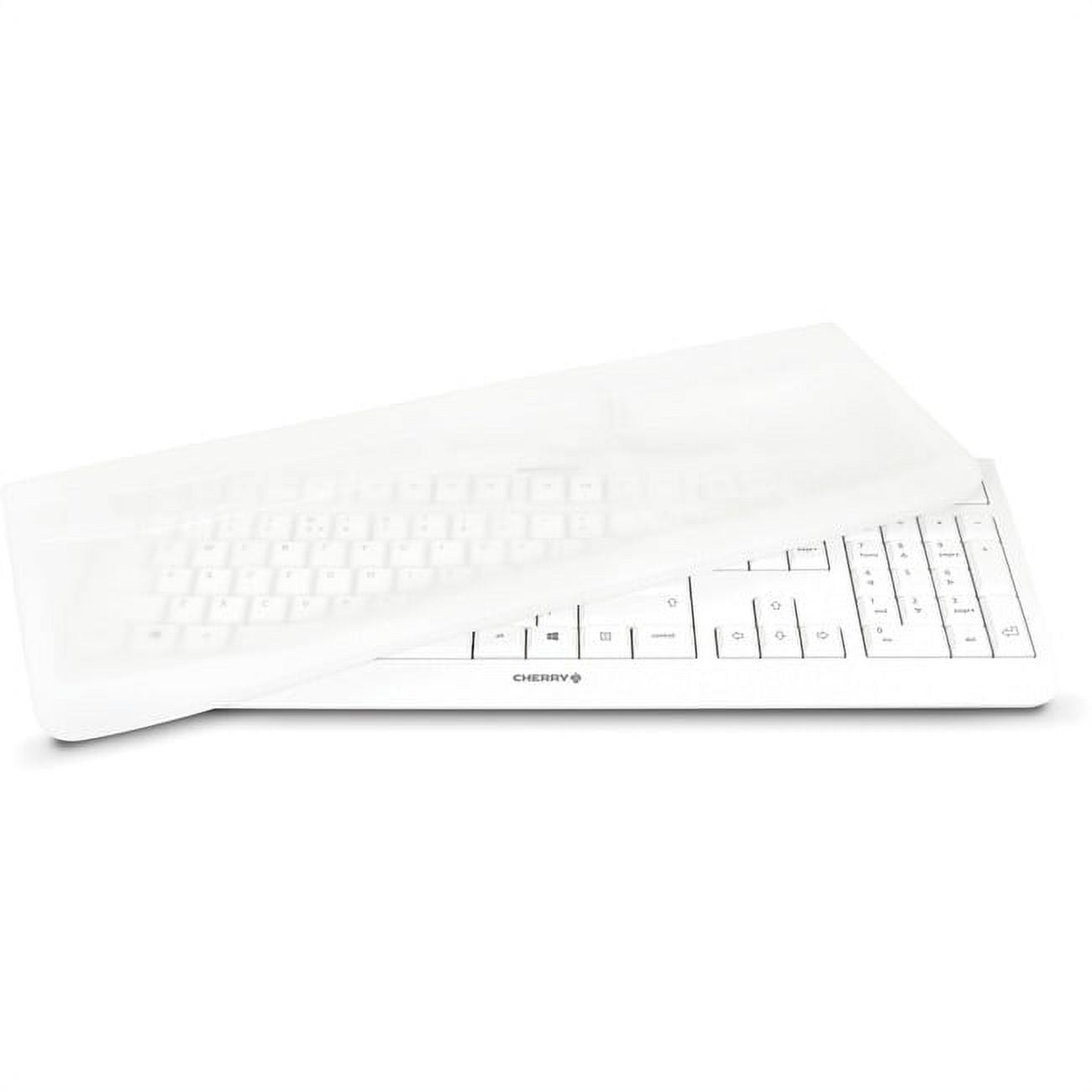 CHERRY WHITE EZCLEAN Wired Covered Cleanable Keyboard EZN0800EU0 ...