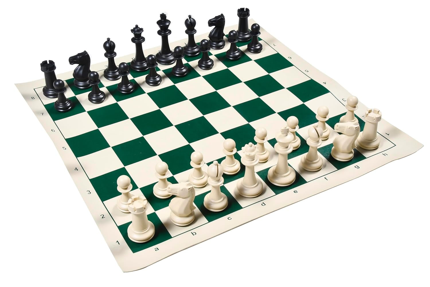 CHESSBAZAAR Checkmate Series Tournament Plastic Chess Set | 34 Pieces With 2 Extra Queens ...