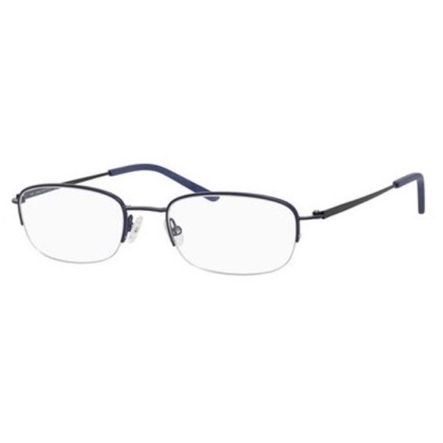 CHESTERFIELD Flex-Lite CH877 0EE1 Blue Matte Eyeglasses Half-Rim 52mm ...