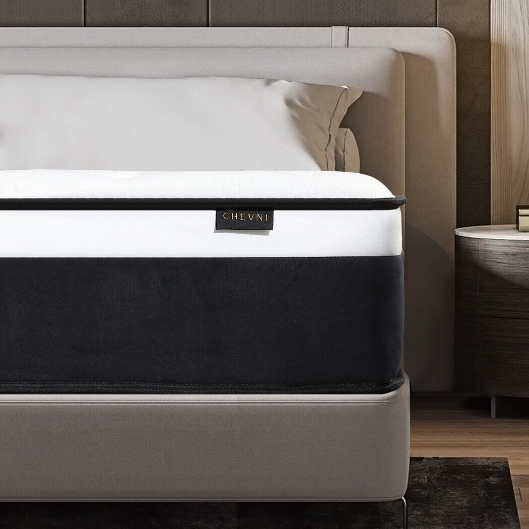 CHEVNI 14 inch Hybrid Mattress in a Box, Innerspring and Gel Memory ...