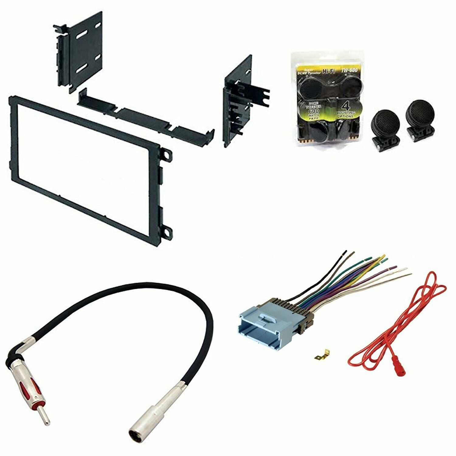 CHEVROLET 04-12 COLORADO CAR RADIO STEREO CD PLAYER DASH INSTALL ...