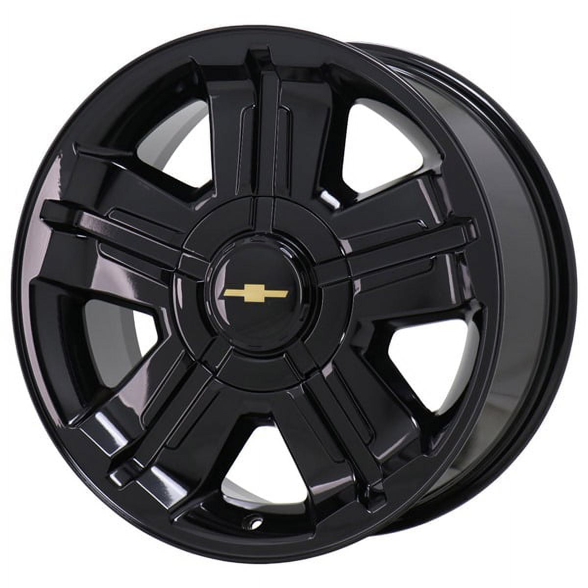 CHEVROLET SILVERADO 1500 1999 - 2018 GLOSS BLACK Factory OEM Wheel Rim ...