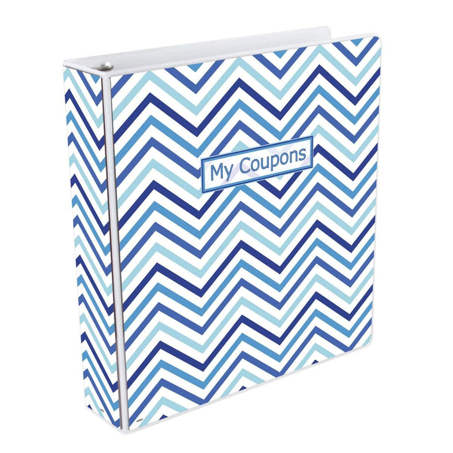 CHEVRON BLUE Ultra PRO 3-ring Coupon Organizer Portfolio - Walmart.com