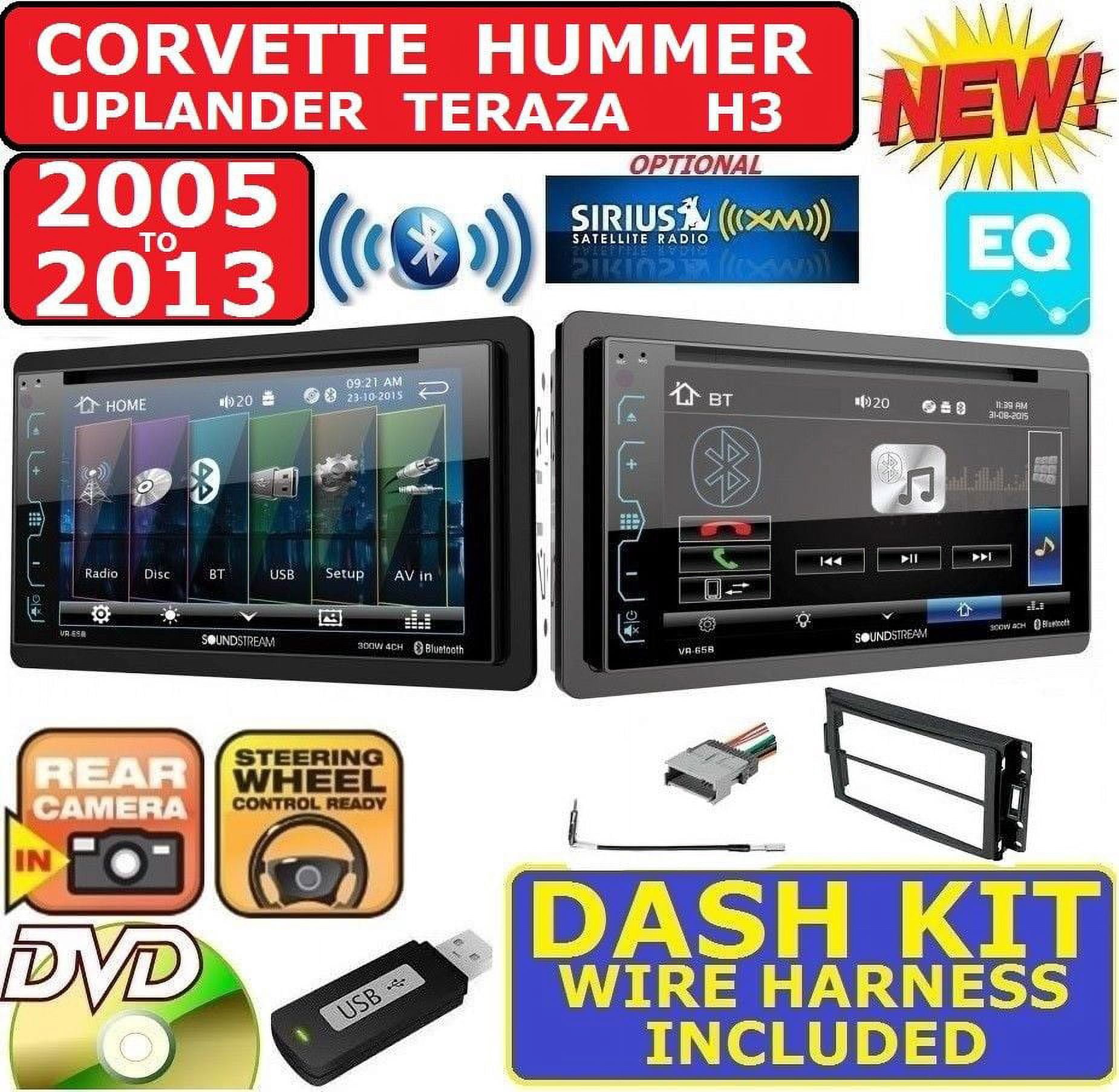 CHEVY CORVETTE HUMMER H3 AM/FM CD/DVD BLUETOOTH USB CAR RADIO STEREO ...