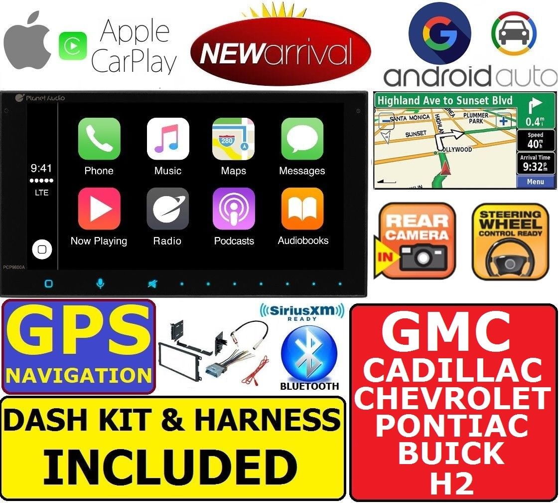 CHEVY-GMC GPS NAVIGATION SYSTEM BLUETOOTH APPLE CARPLAY ANDROID AUTO ...