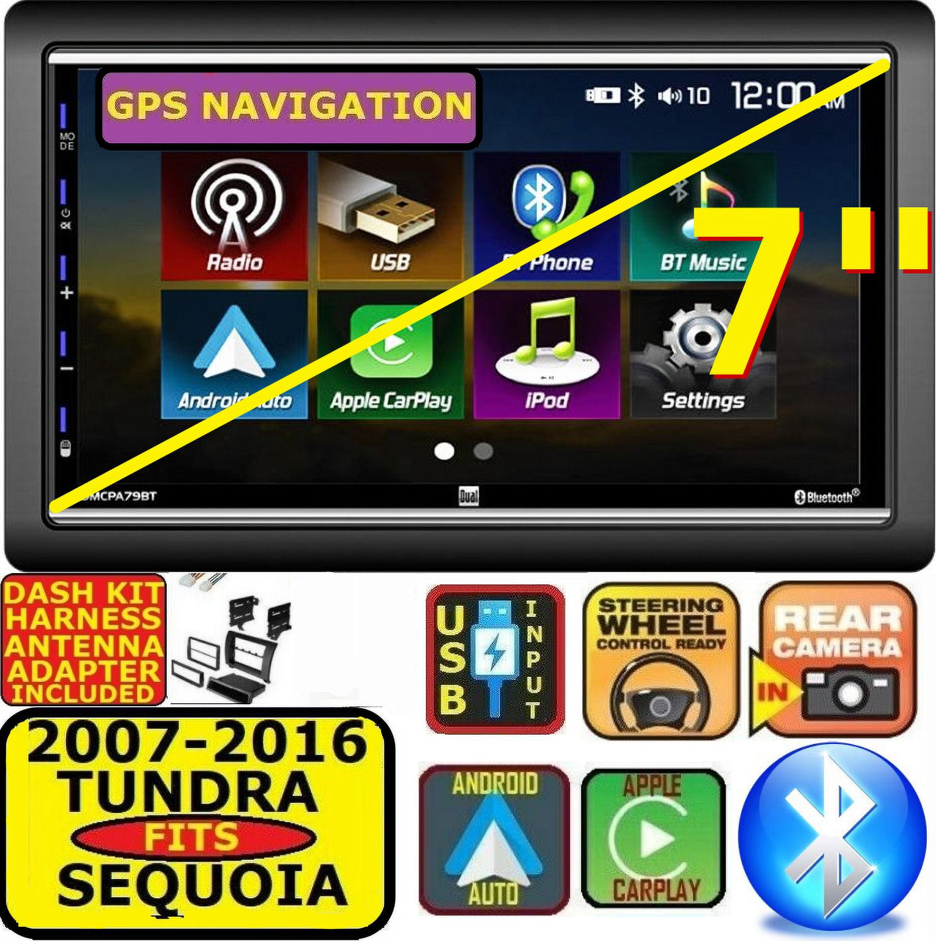 CHEVY-GMC GPS NAVIGATION SYSTEM BLUETOOTH APPLE CARPLAY BLUETOOTH ...