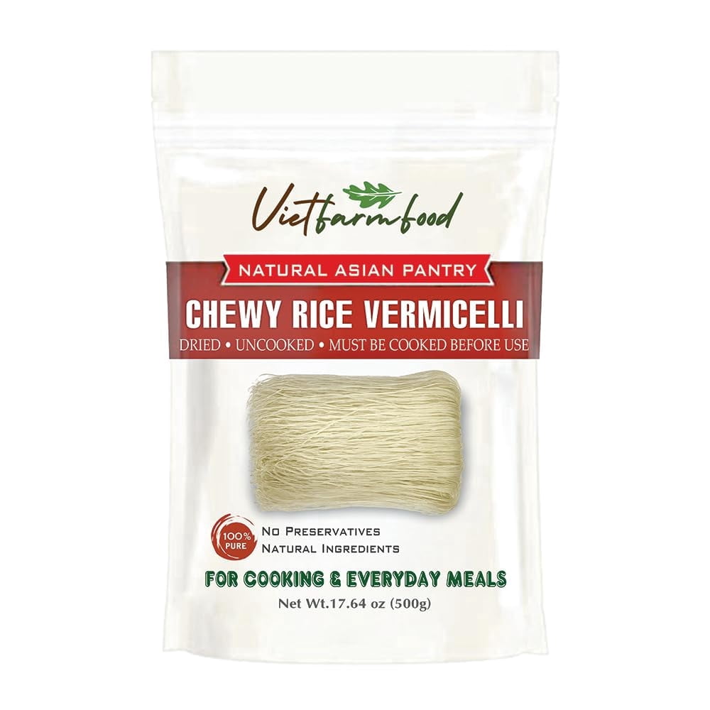 CHEWY RICE VERMICELLI VIETFARMFOOD - Traditional Dried Vietnamese Rice ...