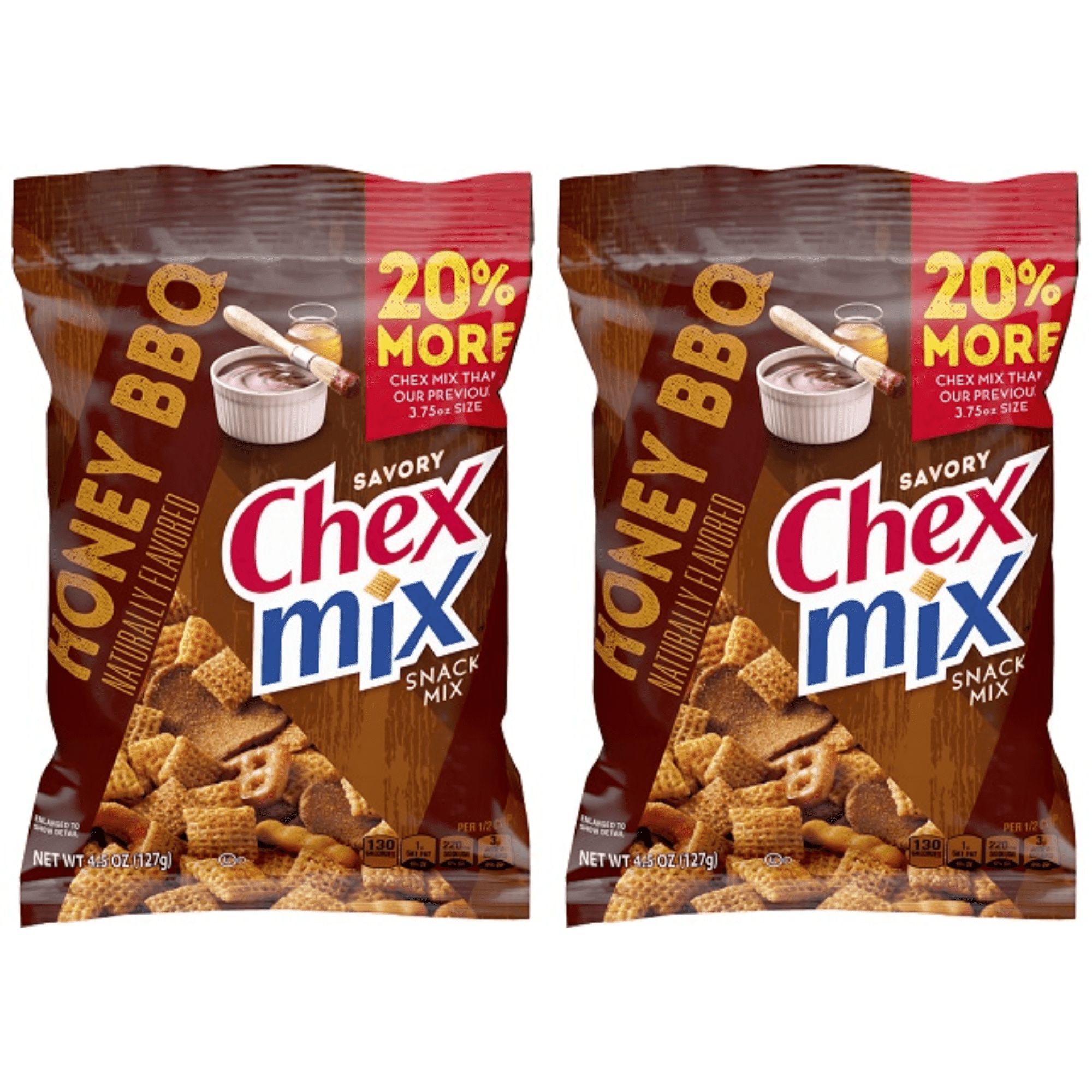 CHEX MIX HONEY BBQ On the Go Snack Mix, 4.25 Oz. (BOX OF 2) - Walmart.com