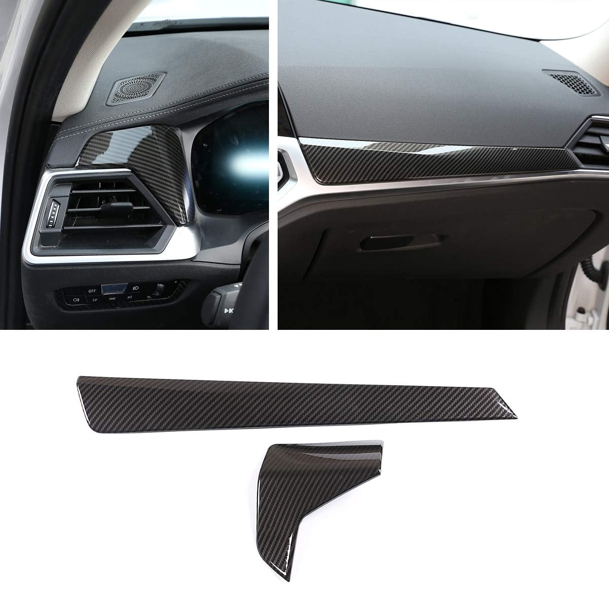 CHEYA ABS Car Center DHF10 Console Dashboard Decoration Panel Trim For ...