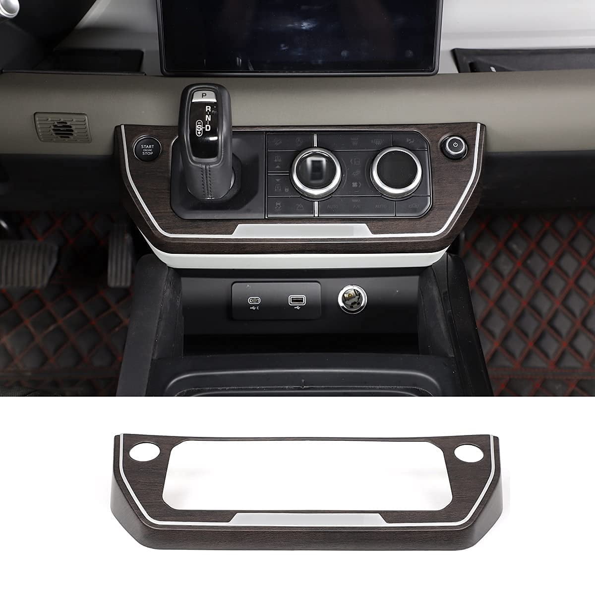 CHEYA ABS Center Control Air Conditioning Mode Button Frame for Land ...