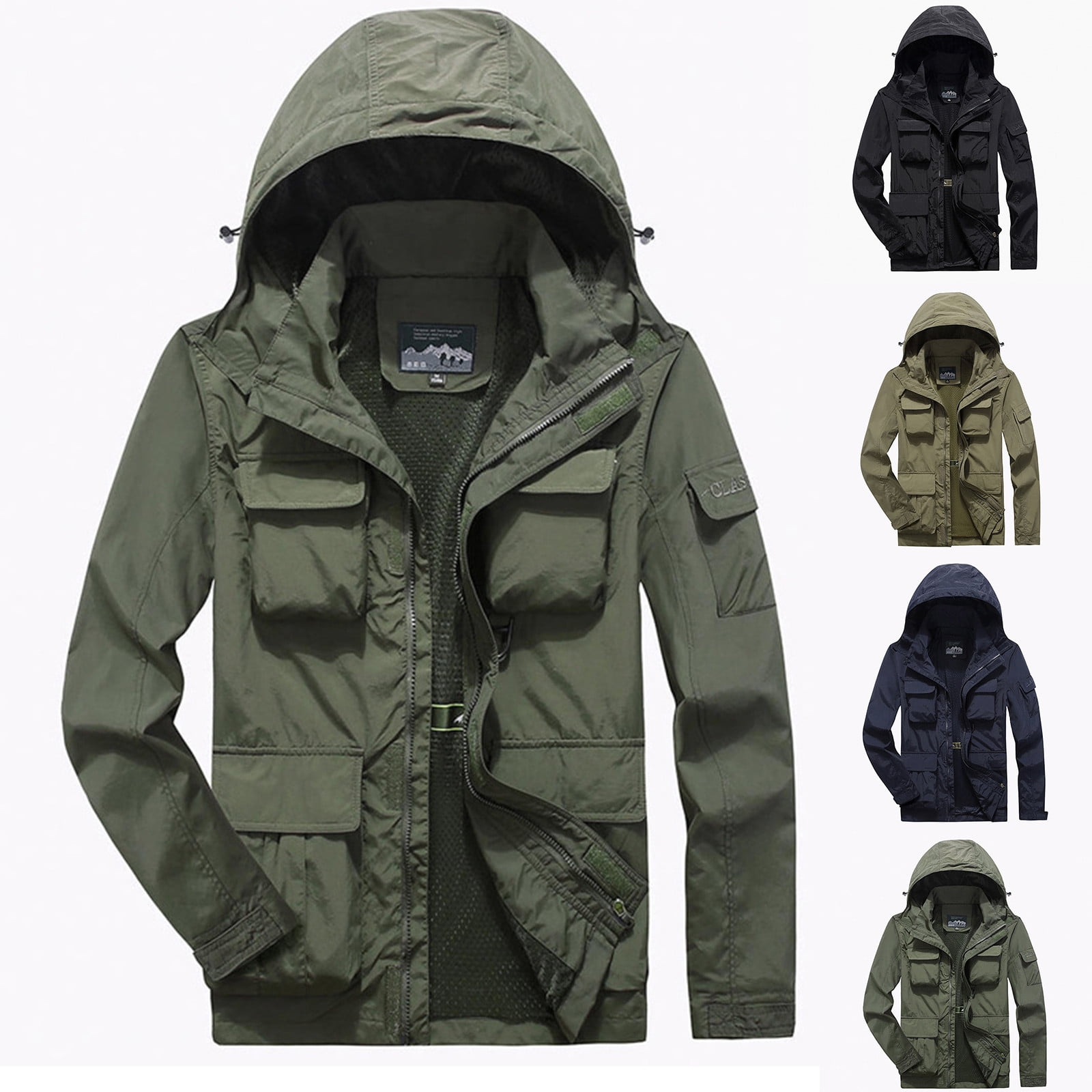 CHGBMOK Autumn and Winter 2025 Men Coat Plus Size New Fashion Hooded ...