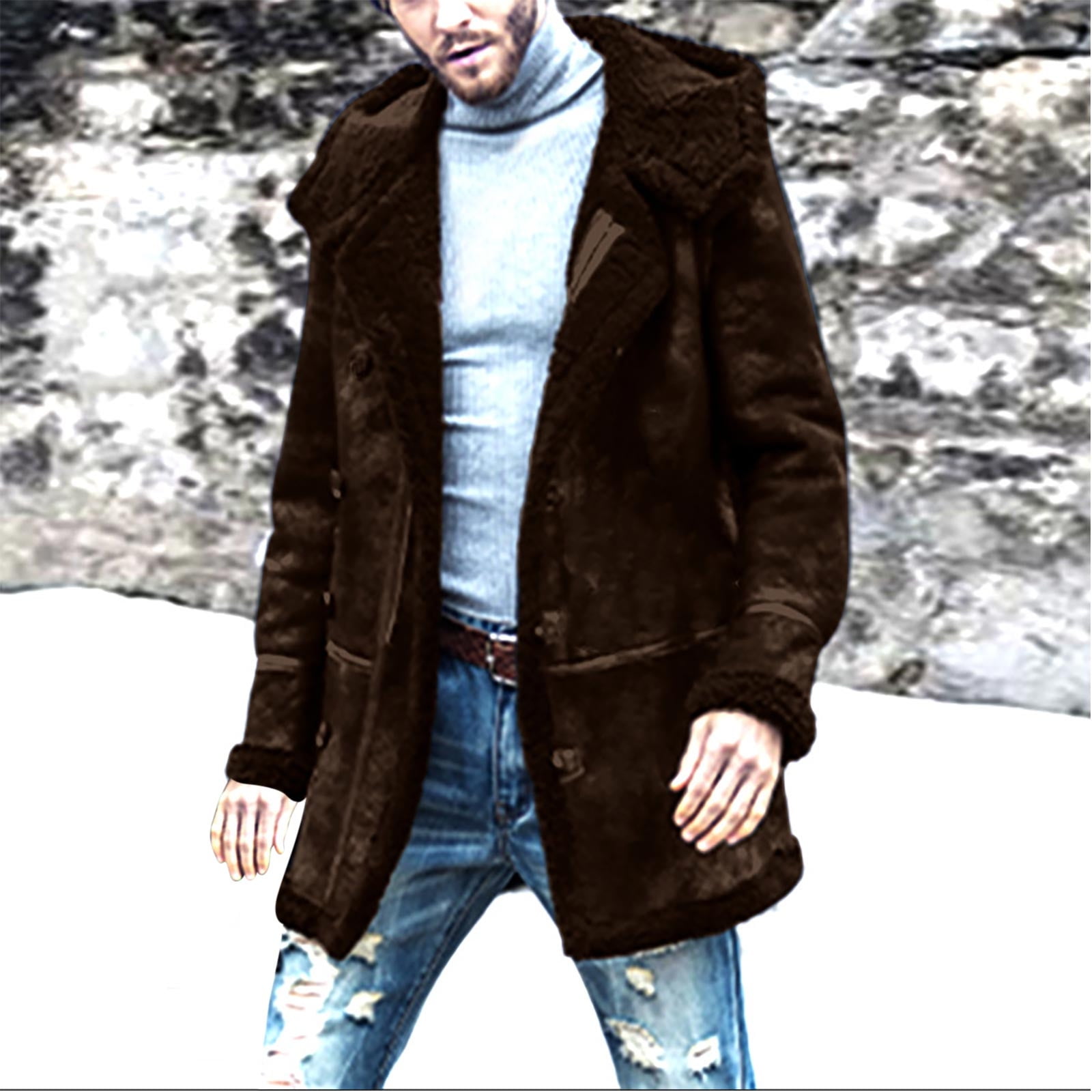 CHGBMOK Clearance Shirt Jackets Trench Coats Single-Breasted Jocket ...