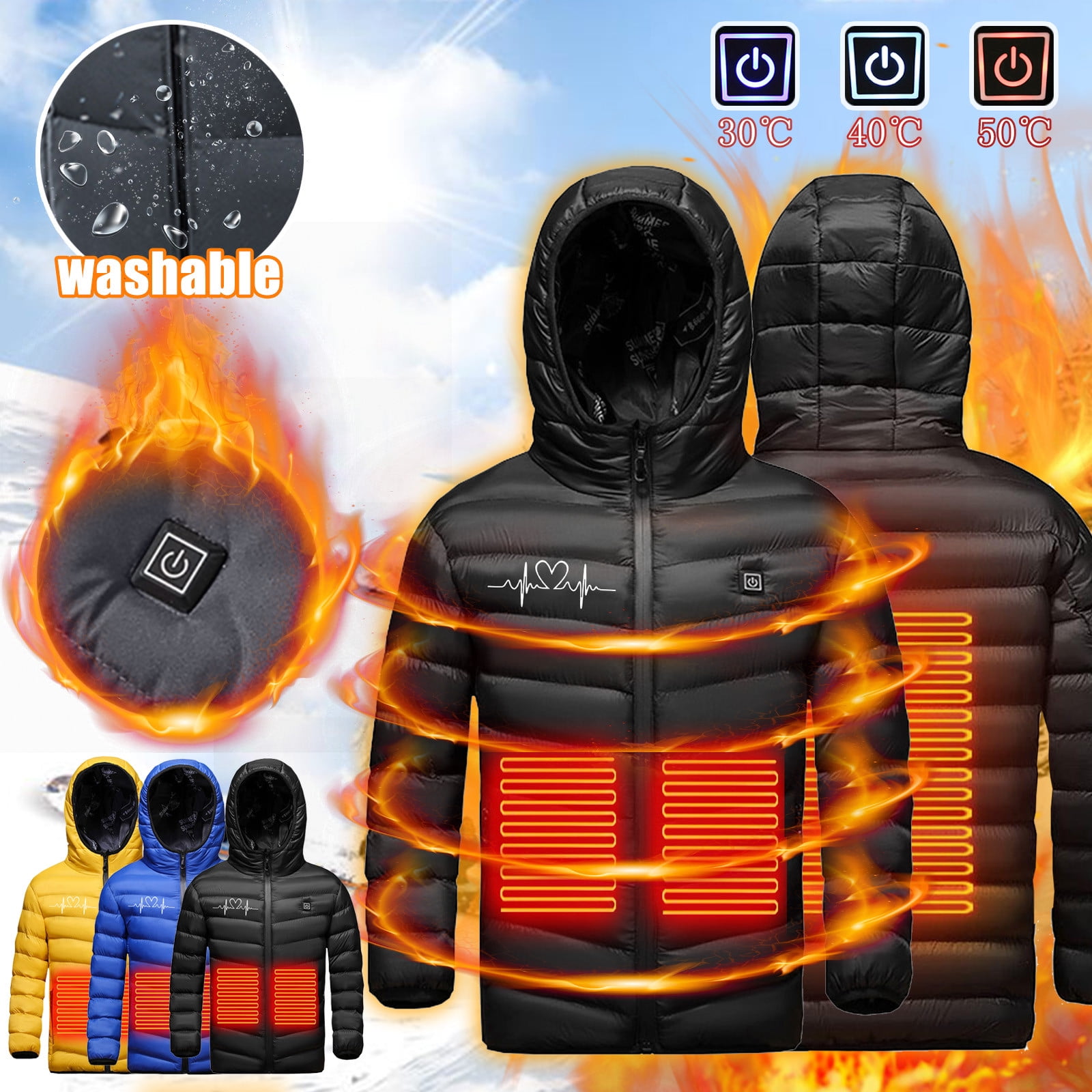 CHGBMOK Under $30 Clearance 4T-15T USB Intelligent Constant Temperature ...