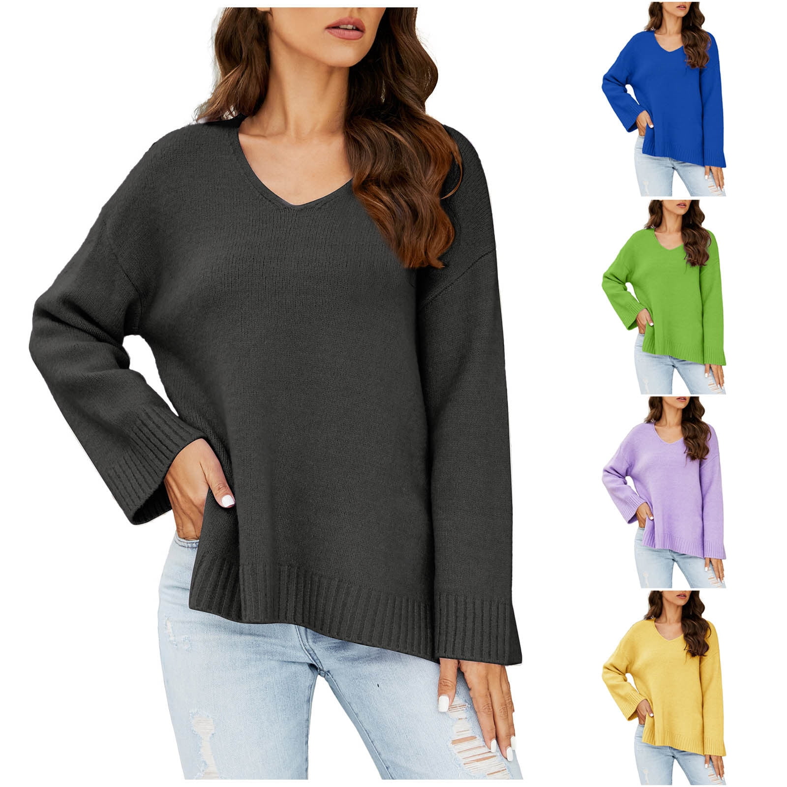 CHGBMOK Sweaters for Women 2025 Fall Winter Halloween Women Casual ...