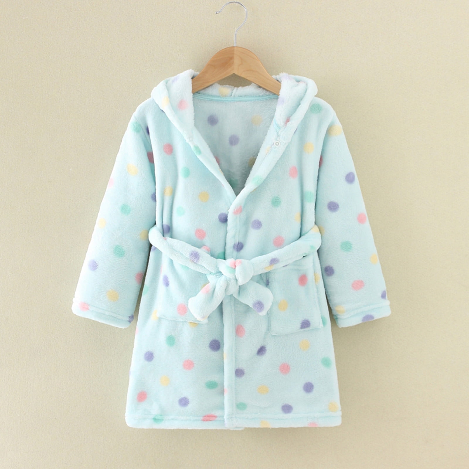 CHGBMOK Toddler Robes Cute Pattern Bathrobe Unisex Kids Robe Baby ...