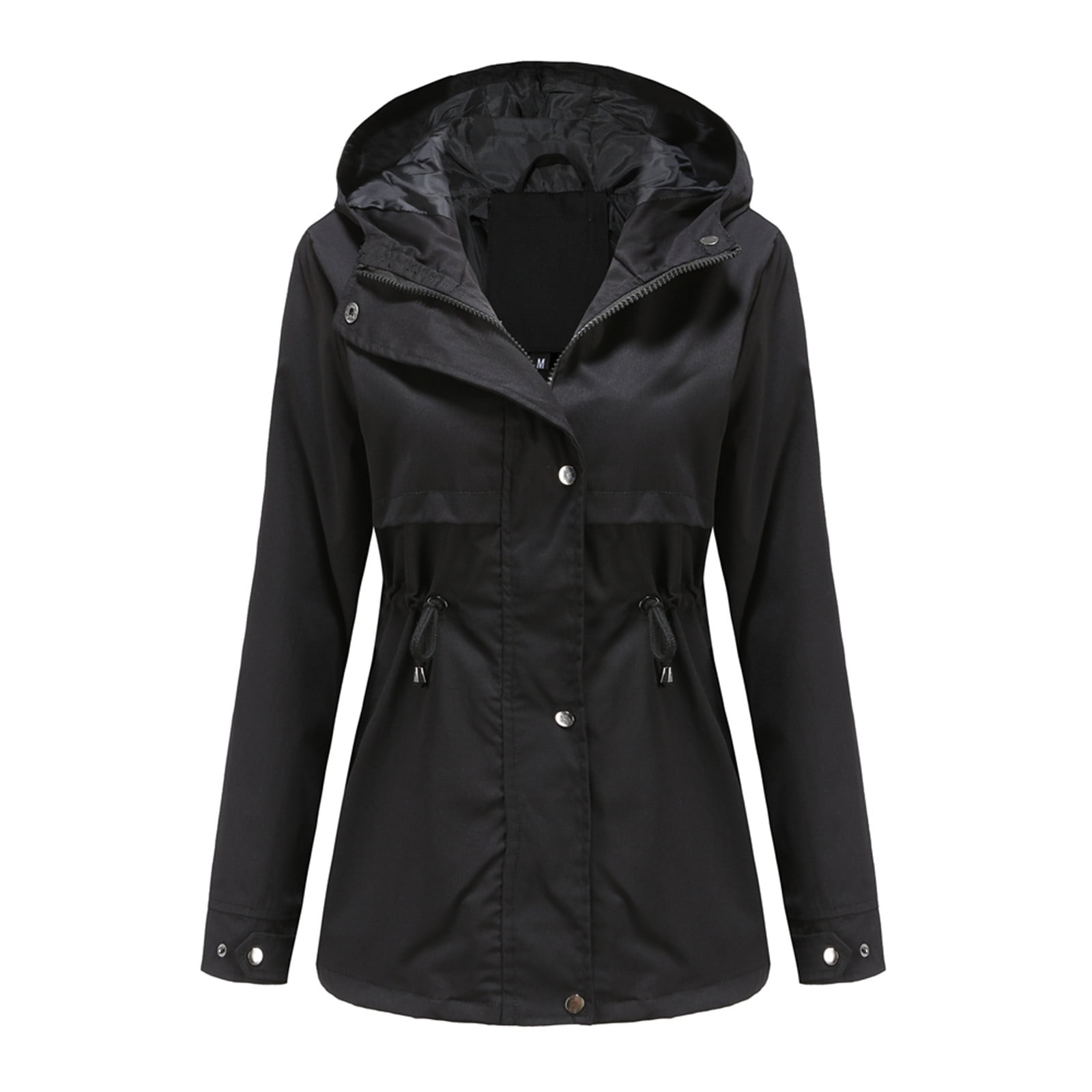 CHGBMOK Women's Waterproof Rain Jackets Lightweight Packable Raincoats ...