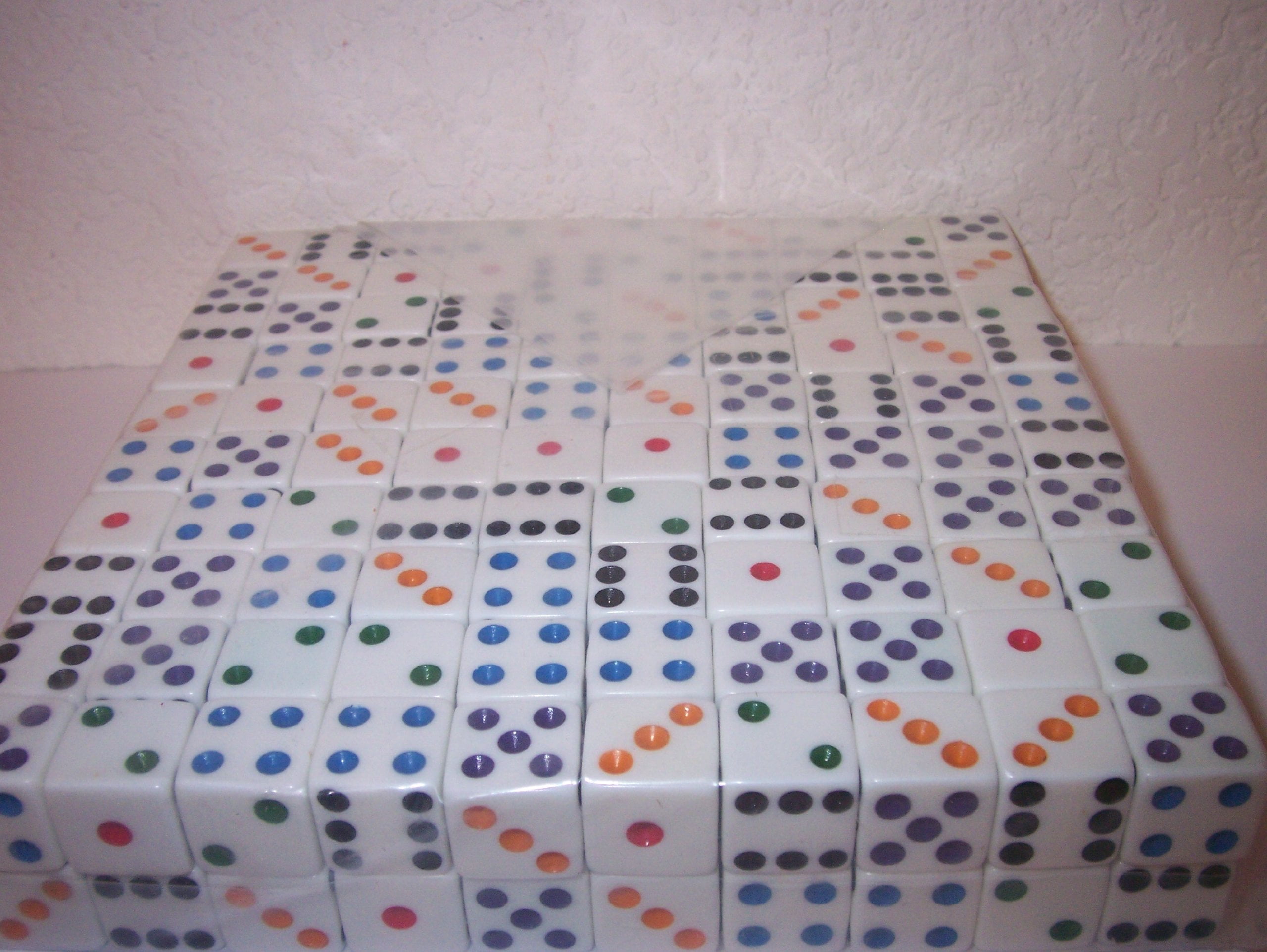 CHH Dice with Colored Pips (Set of 200), White, 16mm - Walmart.com