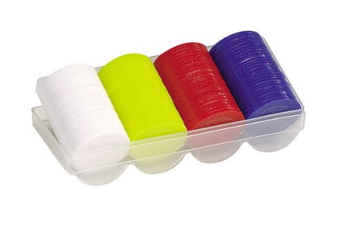CHH POKER CHIP SET OF 100 PLASTIC CHIPS IN RED,BLUE, WHITE & YELLOW IN ... CHH POKER CHIP SET OF 100 PLASTIC CHIPS IN RED,BLUE, WHITE & YELLOW IN ...