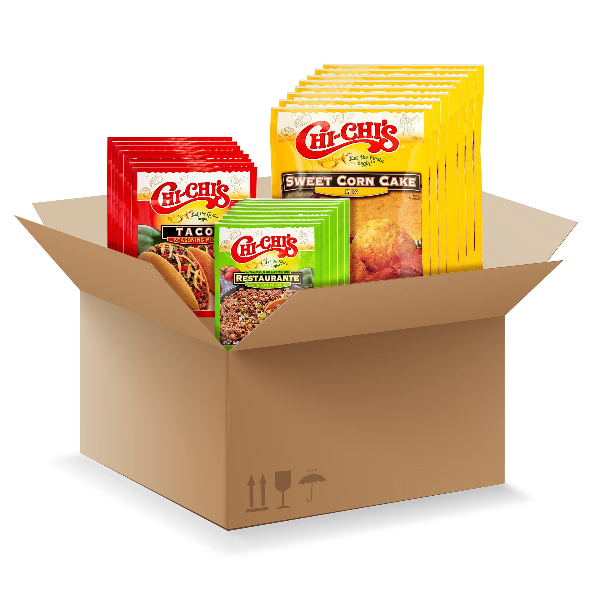 CHI-CHI'S Dry Mix Packets YYF14 Variety Pack, Taco Seasoning 1.25 oz ...