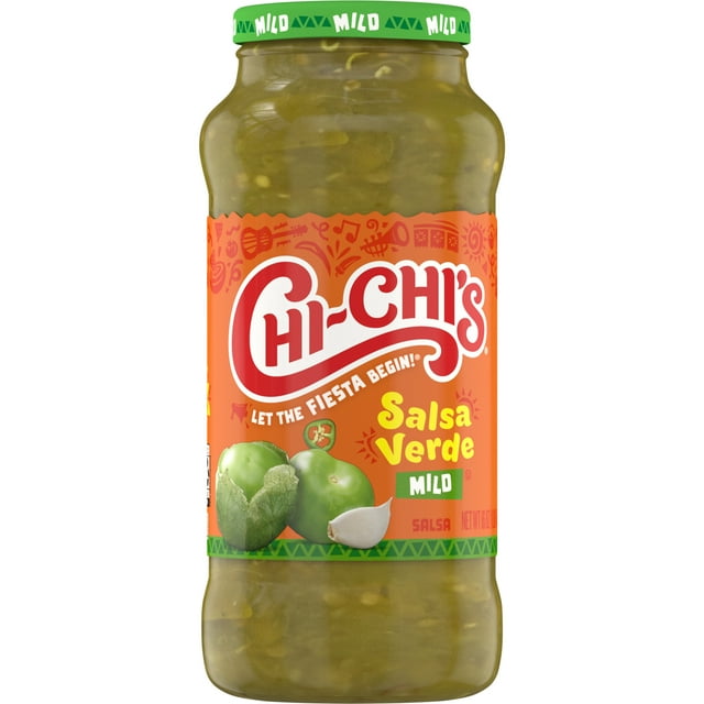 CHI-CHI'S Salsa Verde Mild, Large 16 oz Glass Jar - Walmart.com