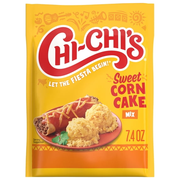 Chi-Chi's Sweet Corn Cake Mix 7.4 oz Shelf-Stable Pack of 12 Pantry ...