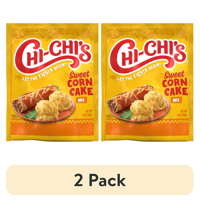 (2 pack) CHI-CHI'S Sweet Corn Cake Mix, Shelf-Stable, 7.4 oz Plastic Bag - Walmart.com