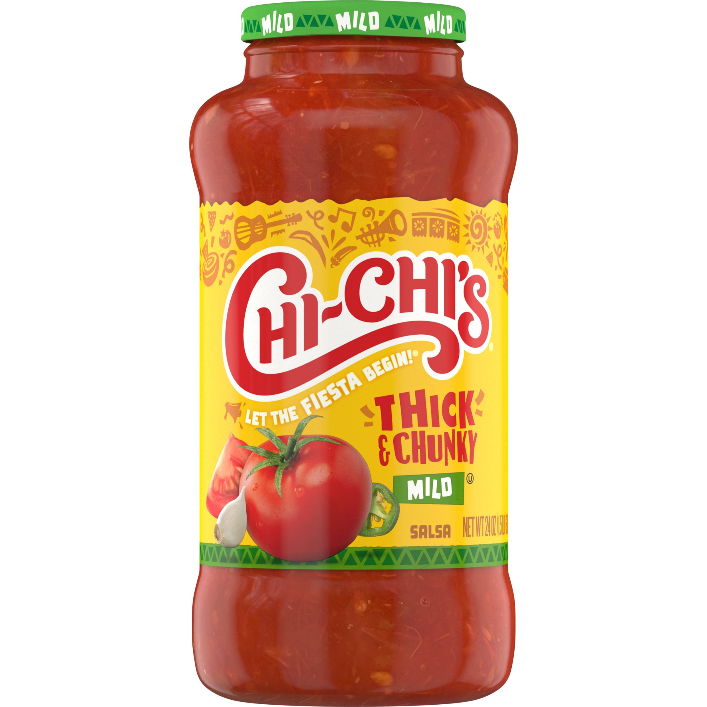 CHI-CHI'S Thick & Chunky Mild Salsa, 24 oz Glass Jar - Walmart.com
