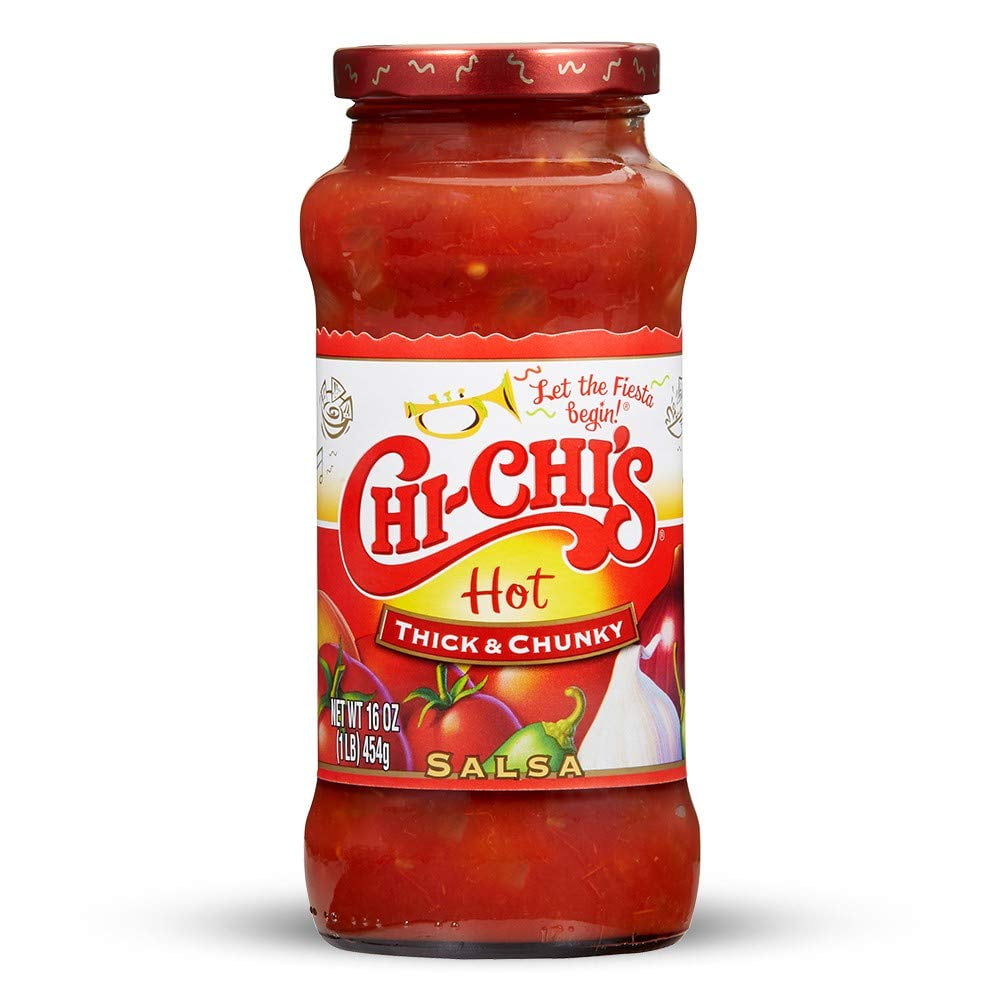 CHI-CHI'S Thick & Chunky Salsa, Hot, 16 Ounce (Pack of 12) - Walmart.com