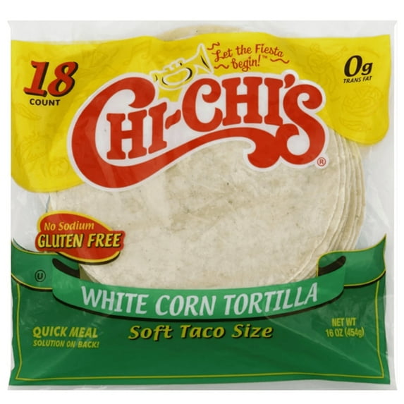 CHI-CHI'S WHITE CORN TORTILLAS - Walmart.com