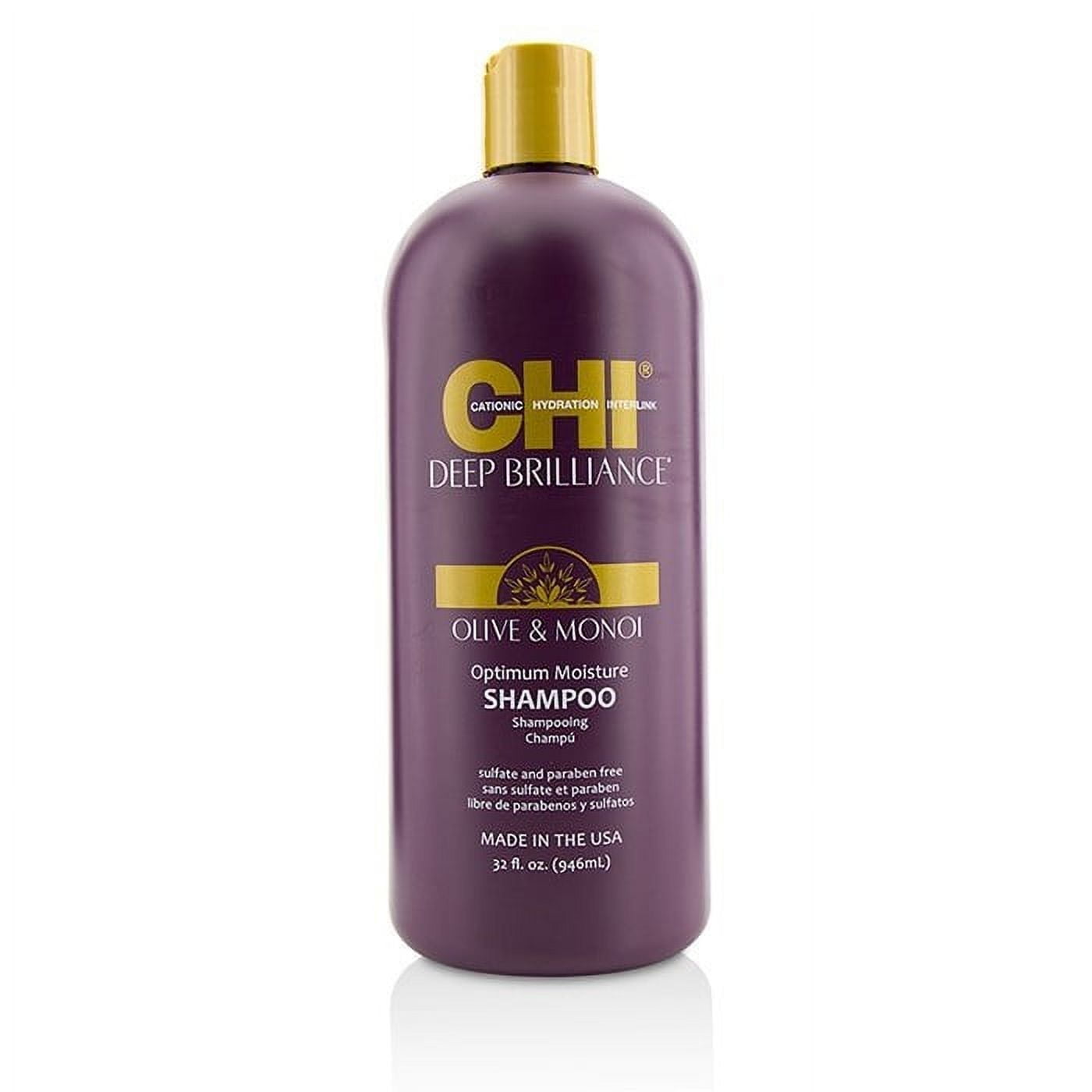 CHI Deep Brilliance Olive & Monoi Optimum Moisture Shampoo 946ml/32oz ...