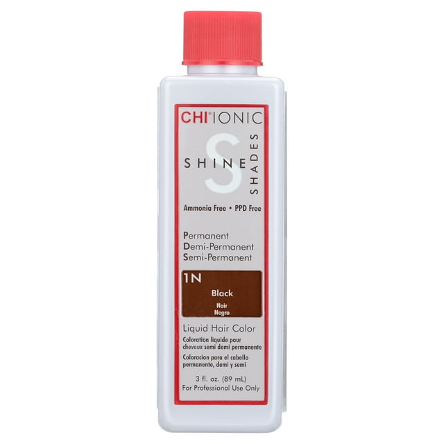 CHI Ionic Shine Shades Liquid Hair Color - 1N Black 3 oz - Walmart.com