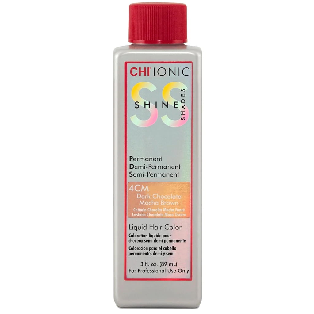 CHI Ionic Shine Shades Liquid Hair Color - 4CM Dark Chocolate Mocha ...