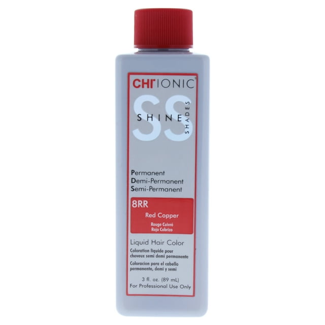 CHI Ionic Shine Shades Liquid Hair Color - 8RR Red Copper - 3 oz Hair ...