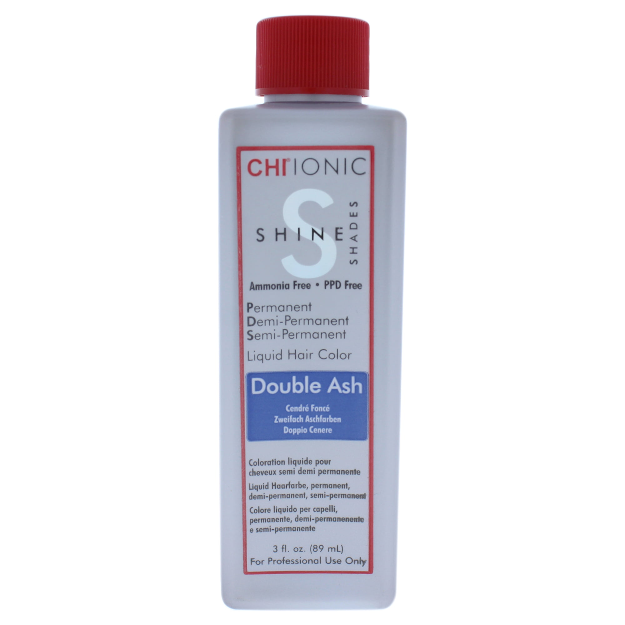 CHI Ionic Shine Shades Liquid Hair Color - Double Ash - 3 oz Hair Color ...