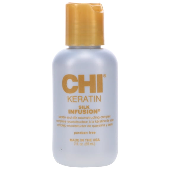 CHI Keratin Silk Infusion Hair Treatment Oil Serum for Dry, Damaged ...