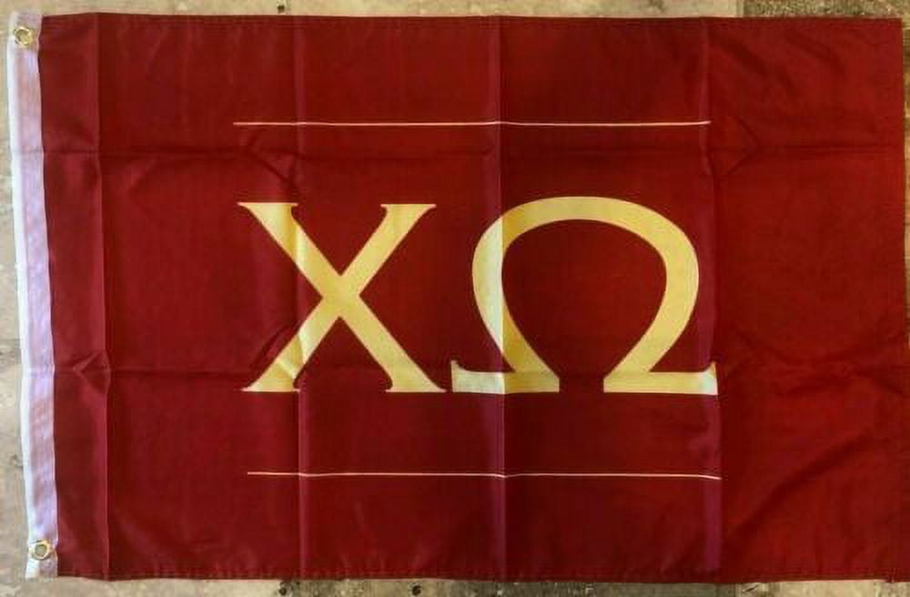 CHI OMEGA OFFICIAL FLAG WOMEN'S SORORITY FRATERNAL GREEK USA LICENSED ...
