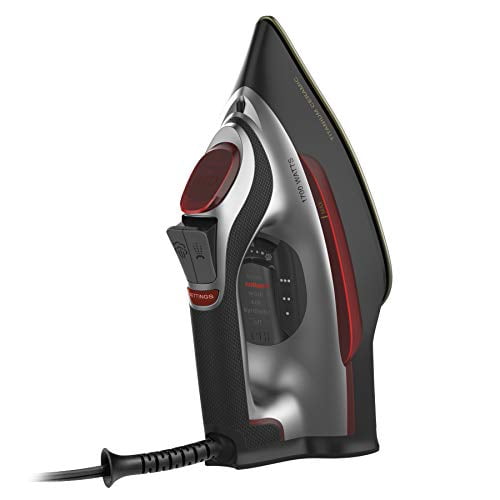CHI Electronic Steam Iron with Titanium Infused Ceramic Soleplate ...