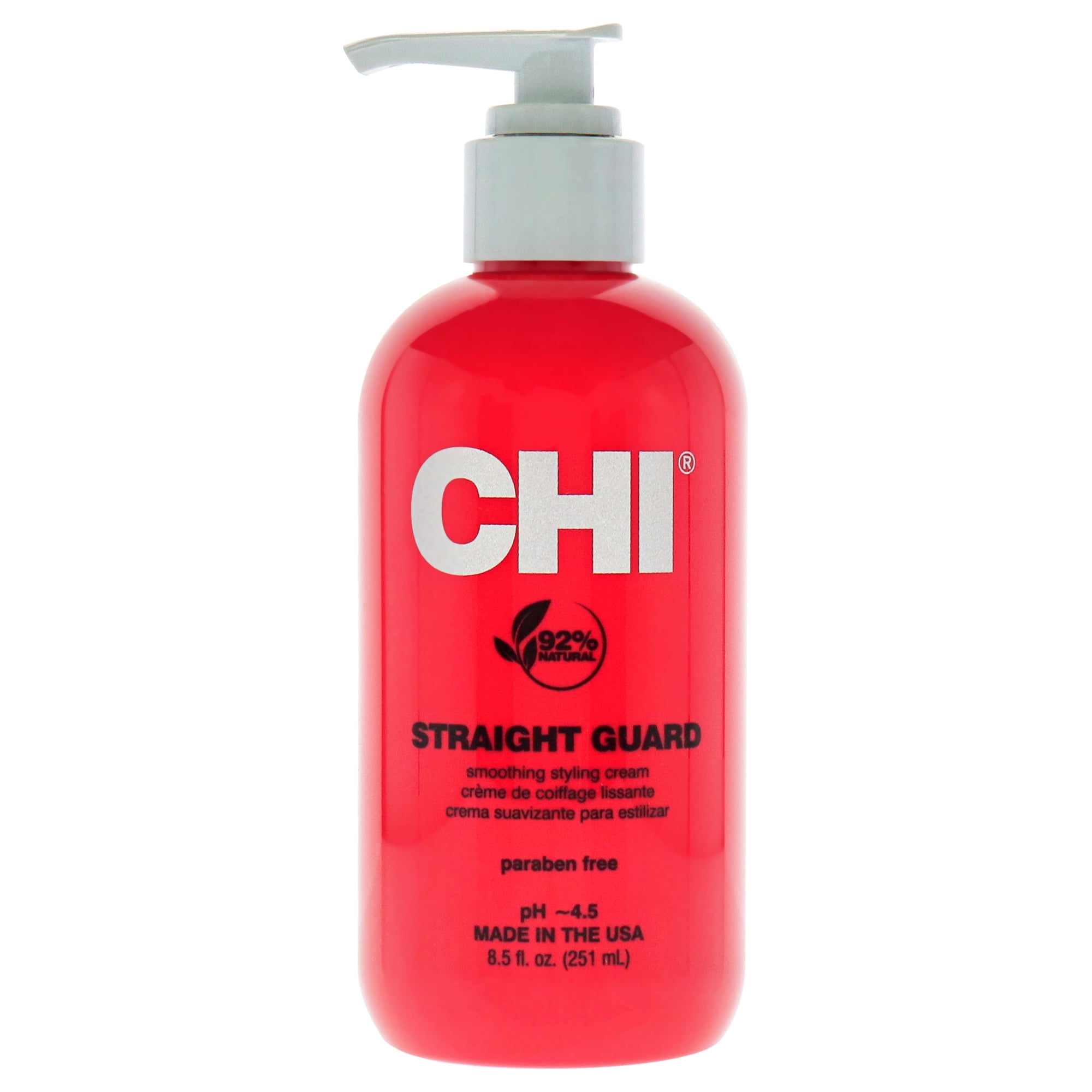 CHI Straight Guard Smoothing Styling Cream 8.5 oz - Heat Protectant ...