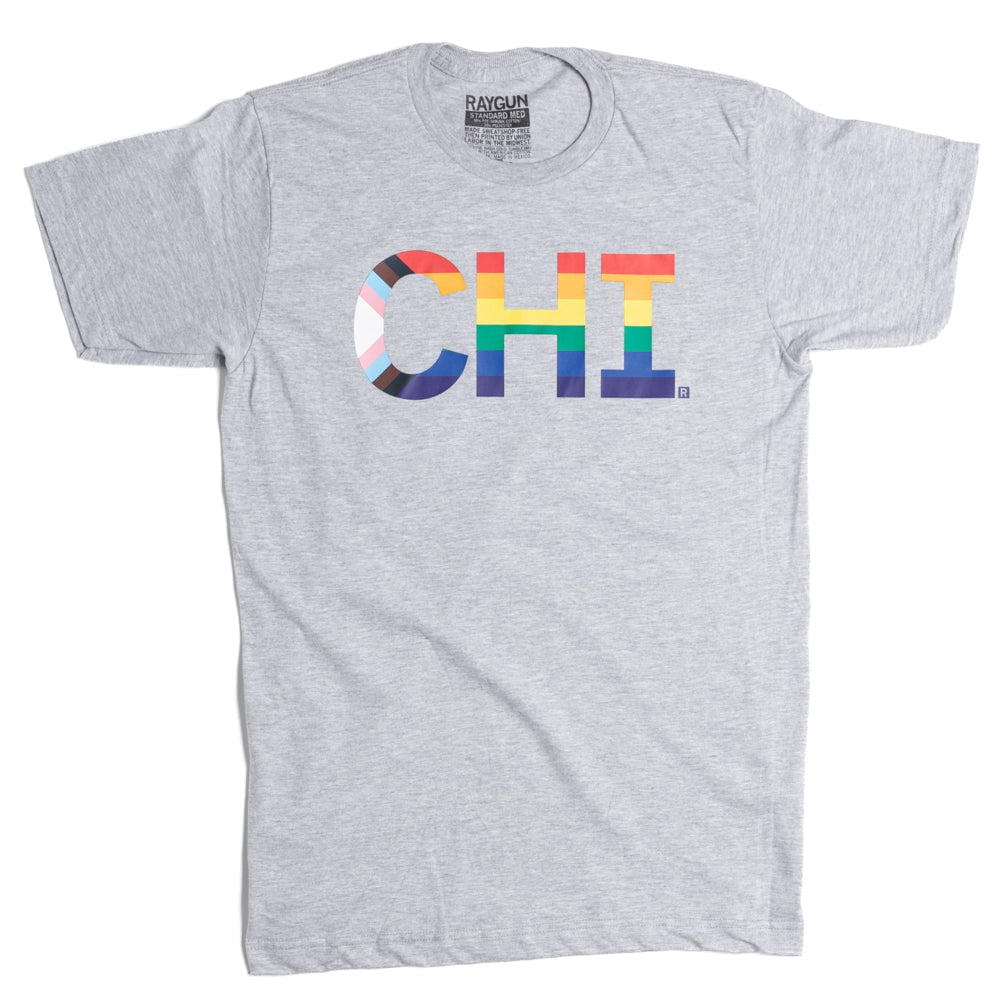 CHI Text Progress Pride Flag TShirt Trending Tee Best Gift Shirts ...